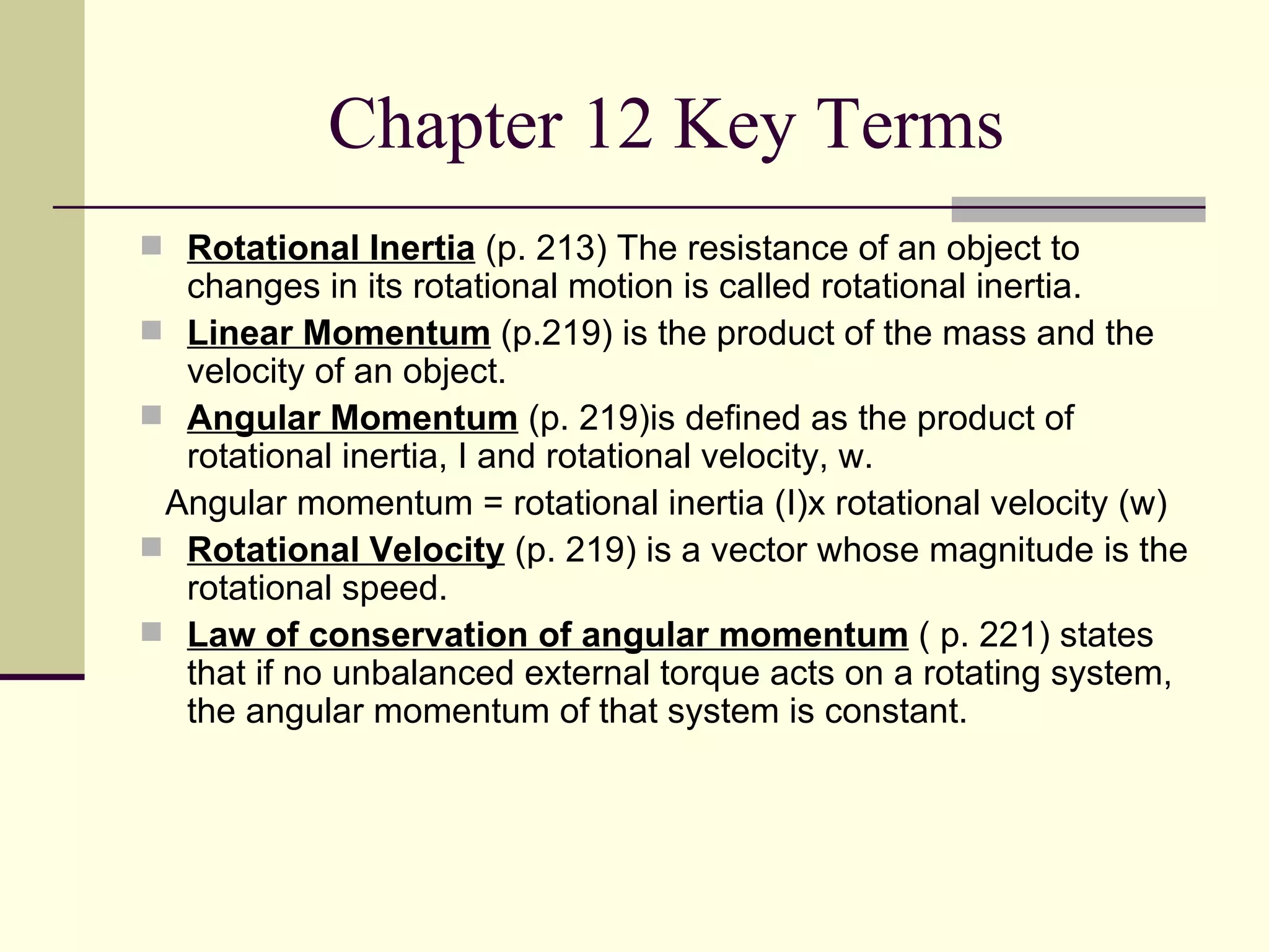Chapter 12 rotational motion | PPT