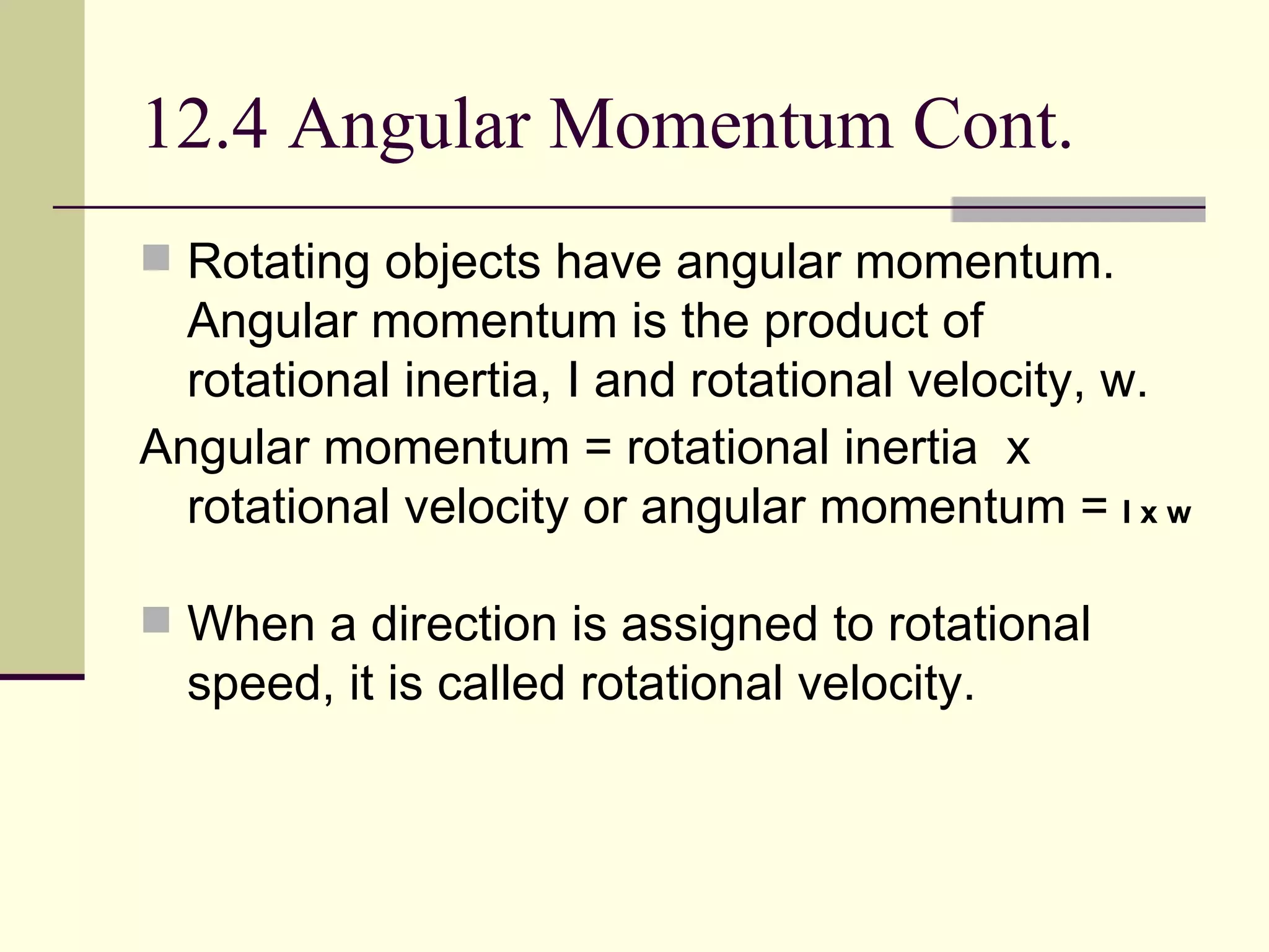 Chapter 12 rotational motion | PPT