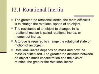 Chapter 12 rotational motion | PPT