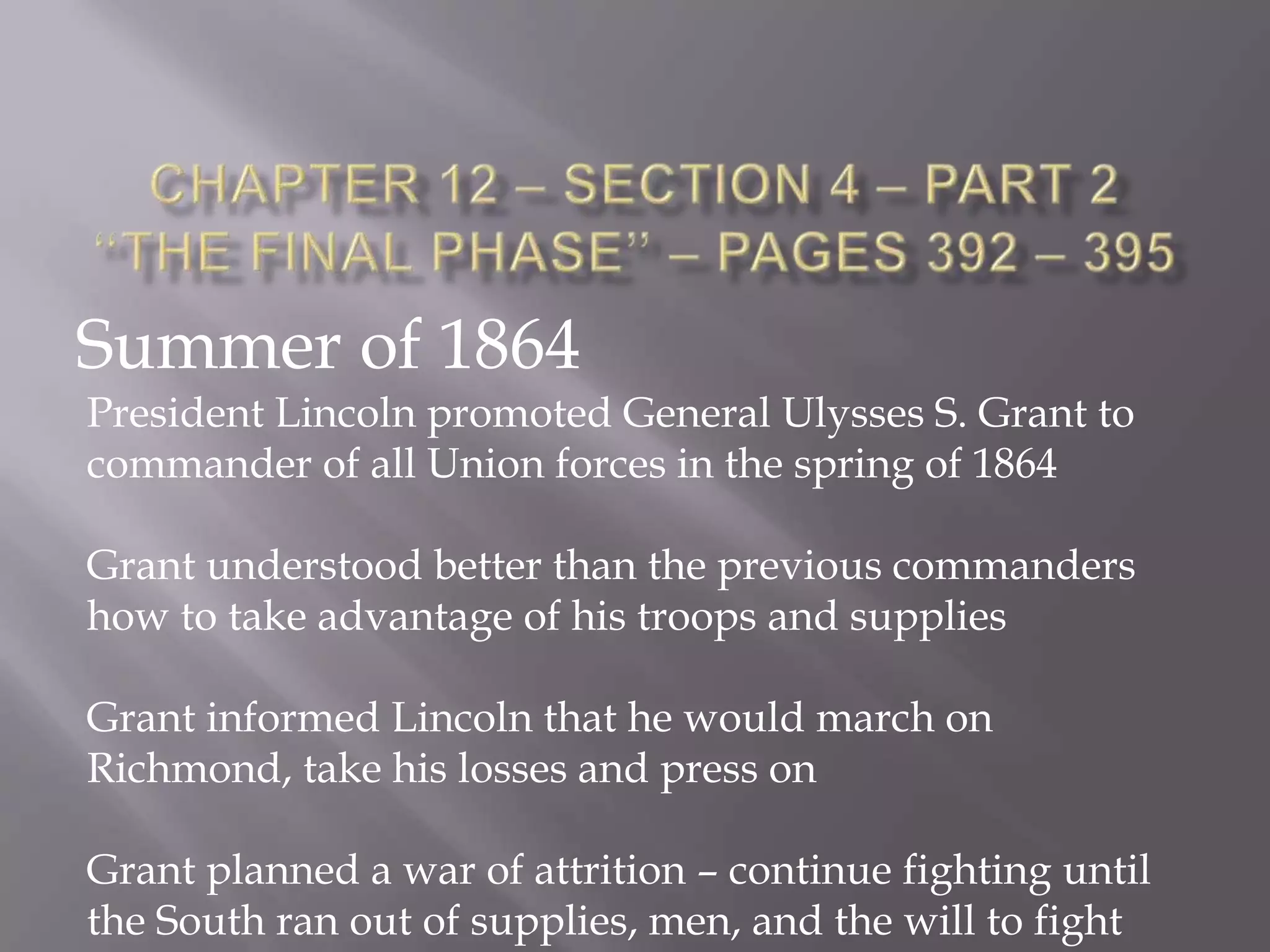 American Civil War (surrender) | PPTX