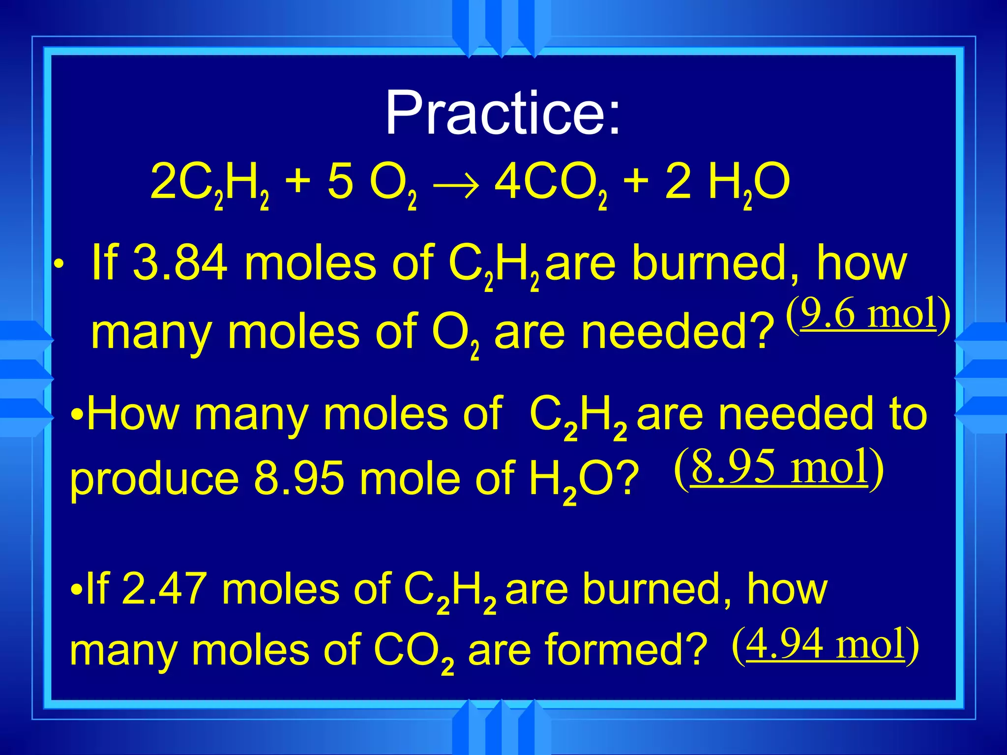 Chemistry - Chp 12 - Stoichiometry - PowerPoint | PPT
