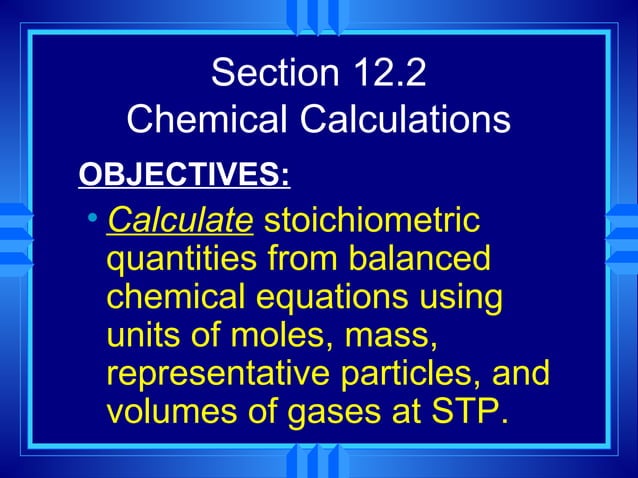 Chemistry - Chp 12 - Stoichiometry - PowerPoint | PPT