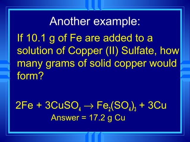 Chemistry - Chp 12 - Stoichiometry - PowerPoint | PPT