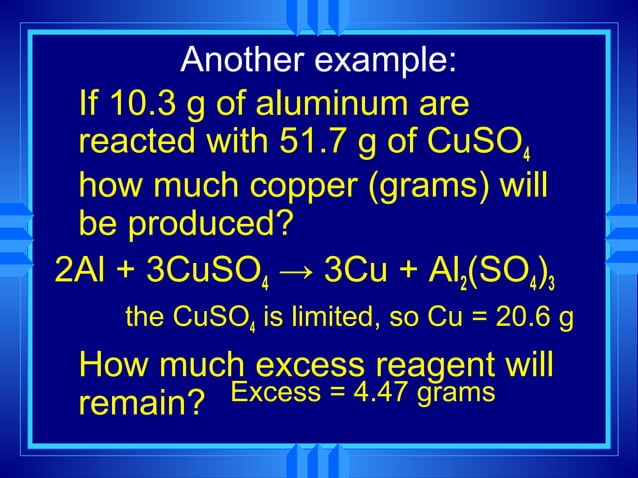 Chemistry - Chp 12 - Stoichiometry - PowerPoint | PPT