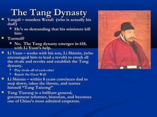 Chapter 12 Tang and Song China | PPT