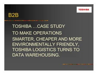 Chapter 12 Toshiba Case Study | PPT