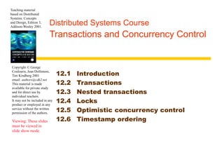 Chapter 12 transactions and concurrency control | PPT