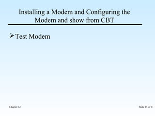 MODEM INTERNAL AND EXTERNAL | PPT