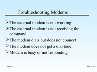 MODEM INTERNAL AND EXTERNAL | PPT