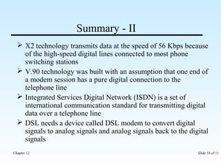 MODEM INTERNAL AND EXTERNAL | PPT