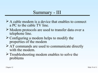 MODEM INTERNAL AND EXTERNAL | PPT