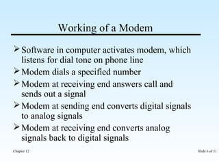 MODEM INTERNAL AND EXTERNAL | PPT