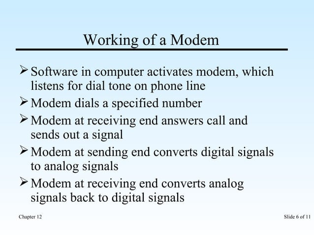 MODEM INTERNAL AND EXTERNAL | PPT