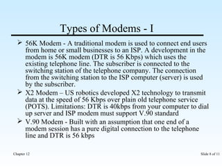 MODEM INTERNAL AND EXTERNAL | PPT