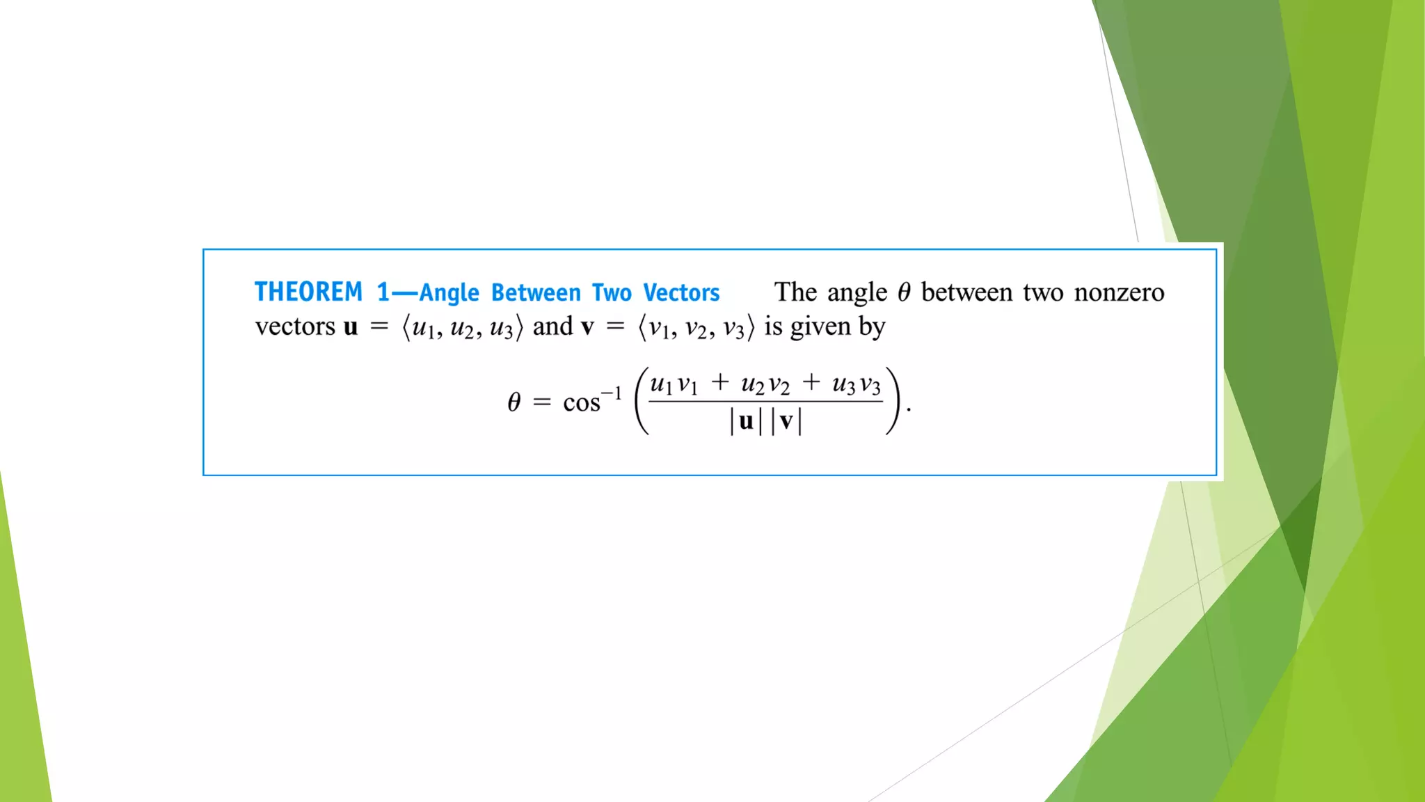 Chapter 12 vectors and the geometry of space merged | PPT