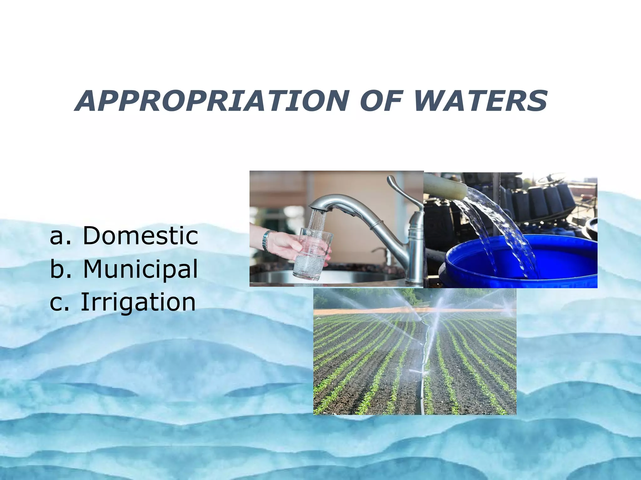 Water Code of the Philippines | PDF
