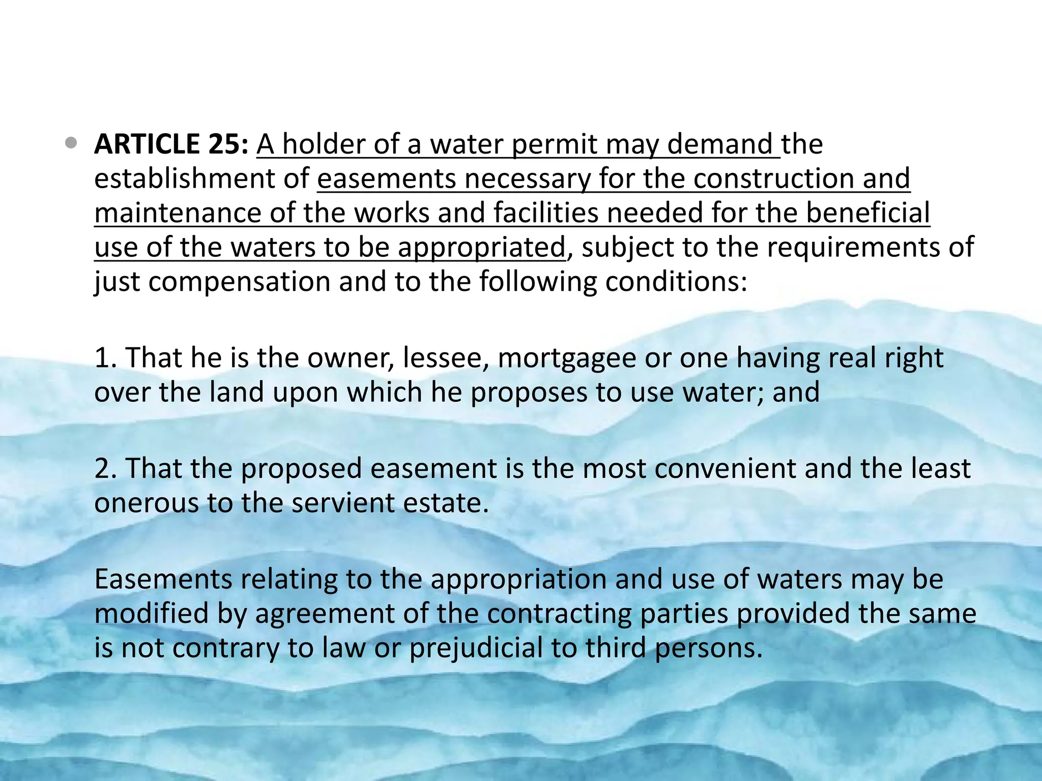 Water Code of the Philippines | PDF