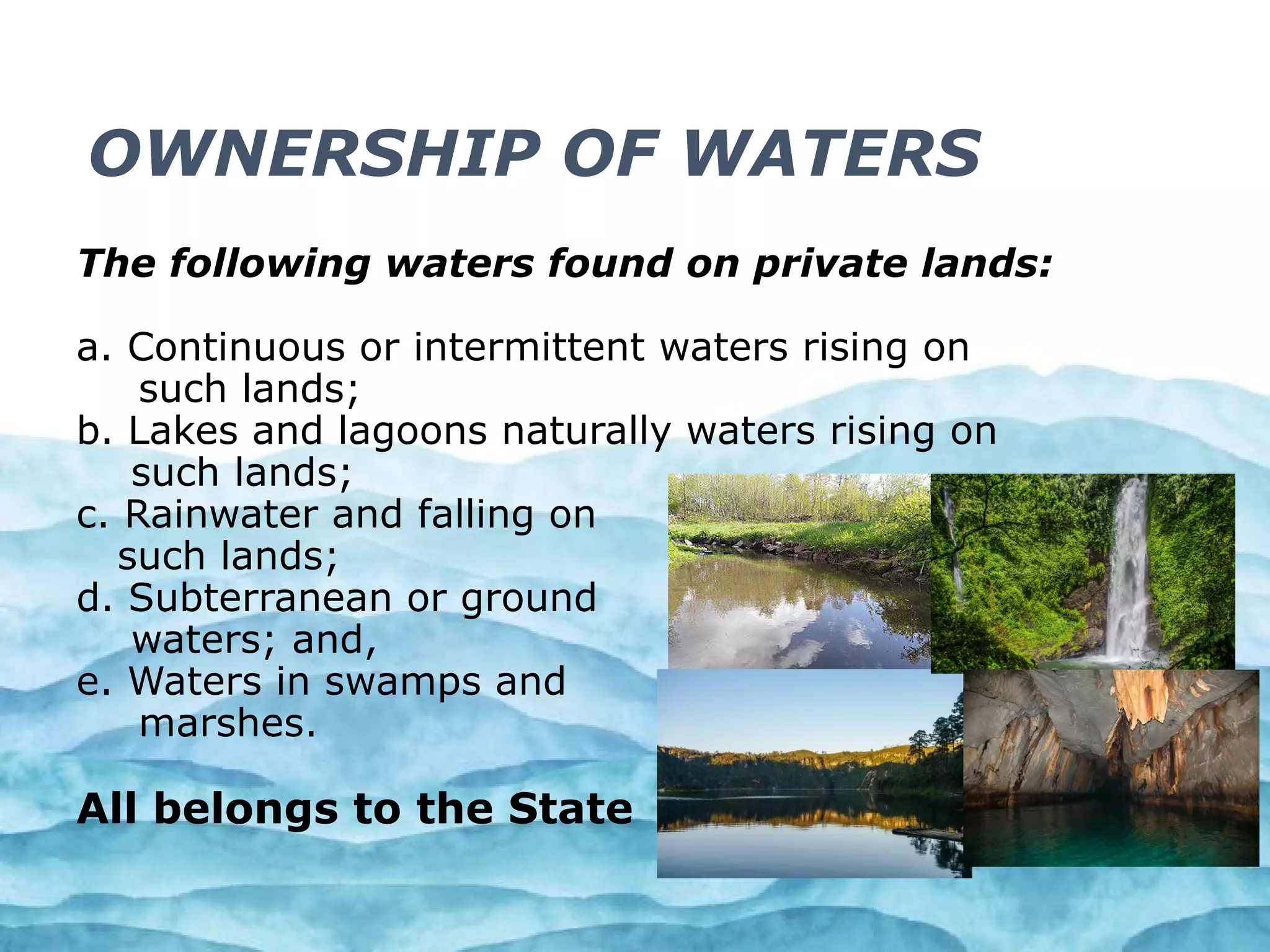 Water Code of the Philippines | PDF