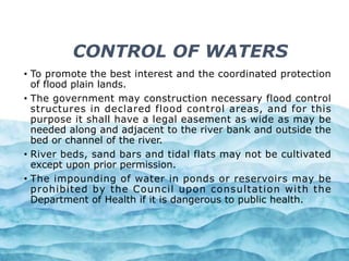 Water Code of the Philippines | PDF