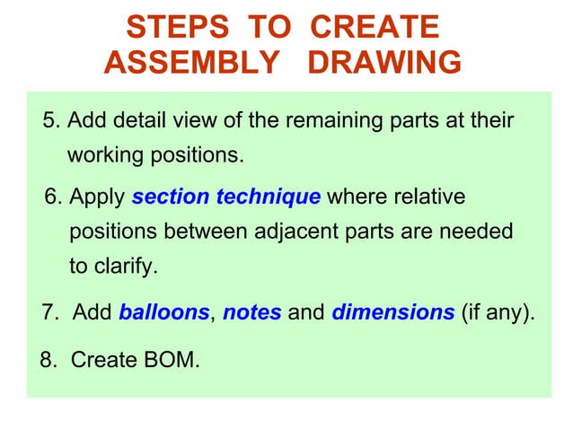 Engineering Drawing: Chapter 12 working drawing | PPT