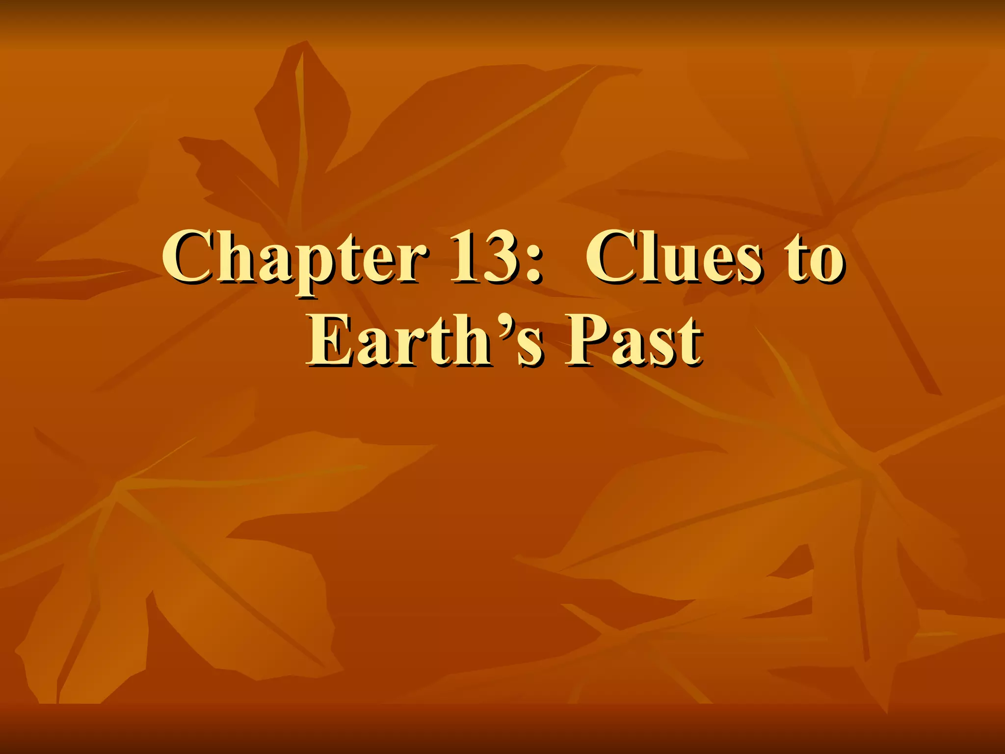 Chapter 13 | PPT
