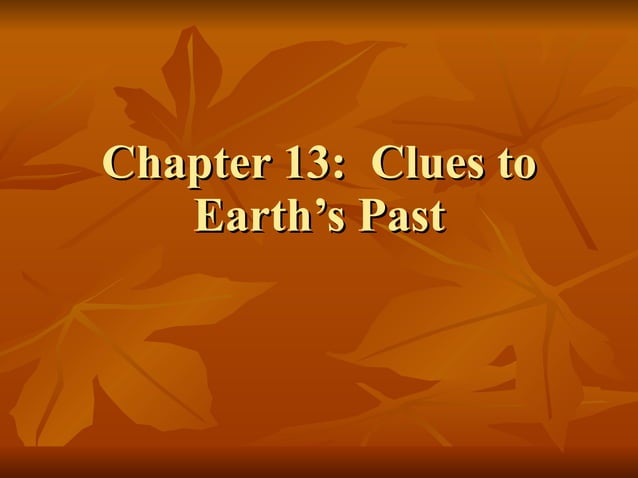 Chapter 13 | PPT