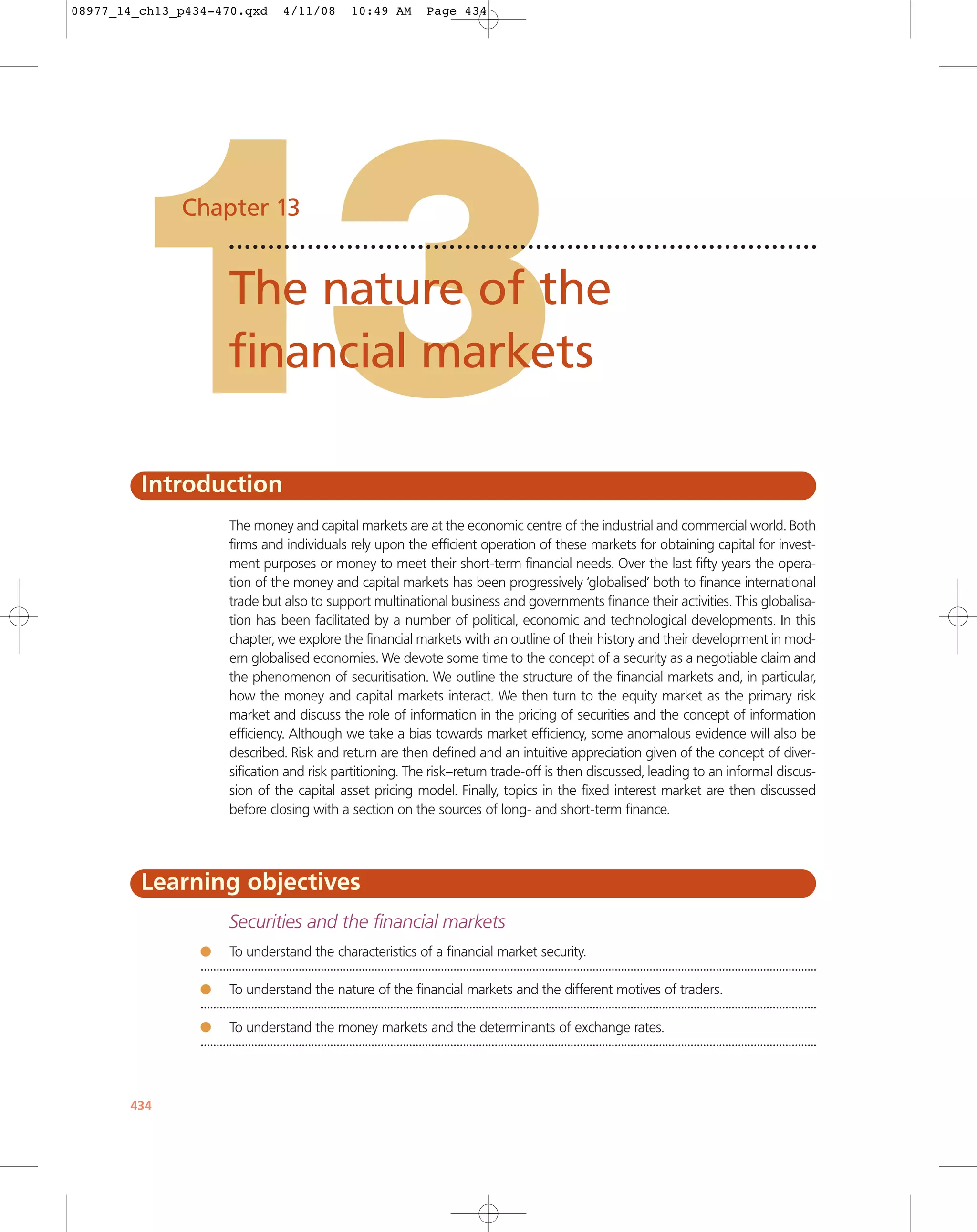 Chapter 13 | PDF | Stocks and Bonds | Personal Investing