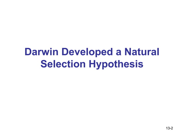 Bio 100 Chapter 13 | PPT