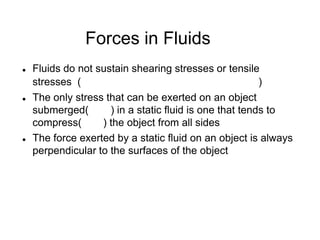 Chapter13: Fluid Mechanics | PPTX