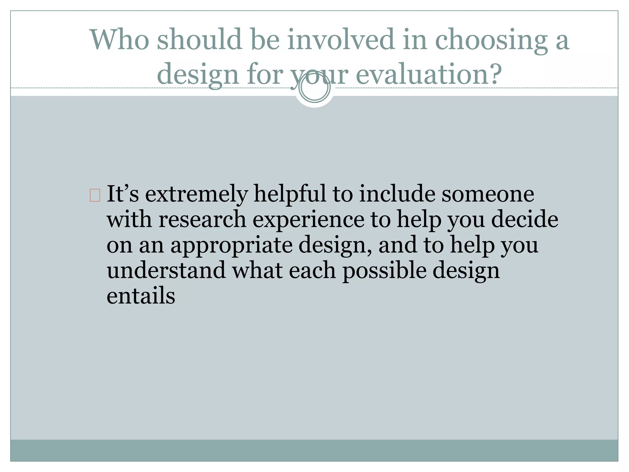 Chapter 13 An evaluation framework | PPTX