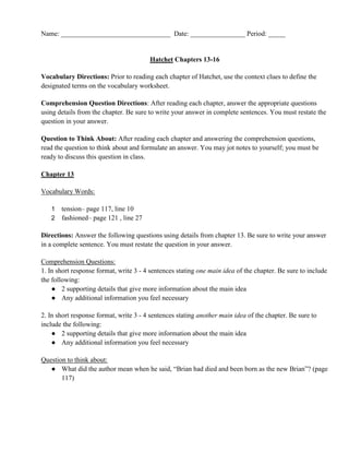 Chapter 13 16 vocab and question 2013 | DOCX