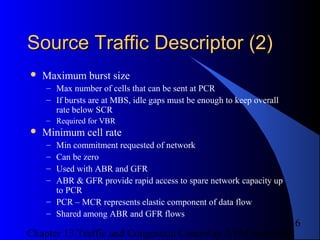 Traffic and Congestion Control in ATM Networks Chapter 13 | PPT