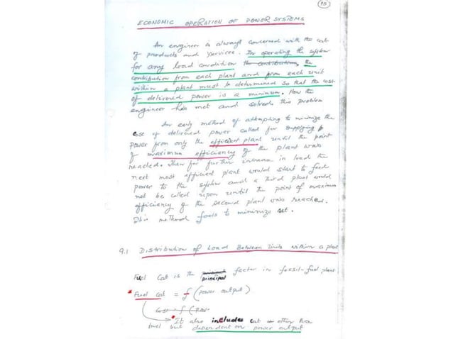 Economic Operation of Power System | PPT