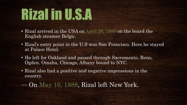 RIZAL CHAPTER 13.pptx | Hotel Properties | Real Estate