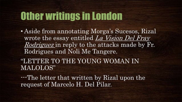 RIZAL CHAPTER 13.pptx | Hotel Properties | Real Estate