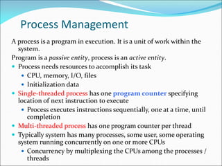 chapter 3 opreating system lecture note and its is impaortamt concept for mn | PDF