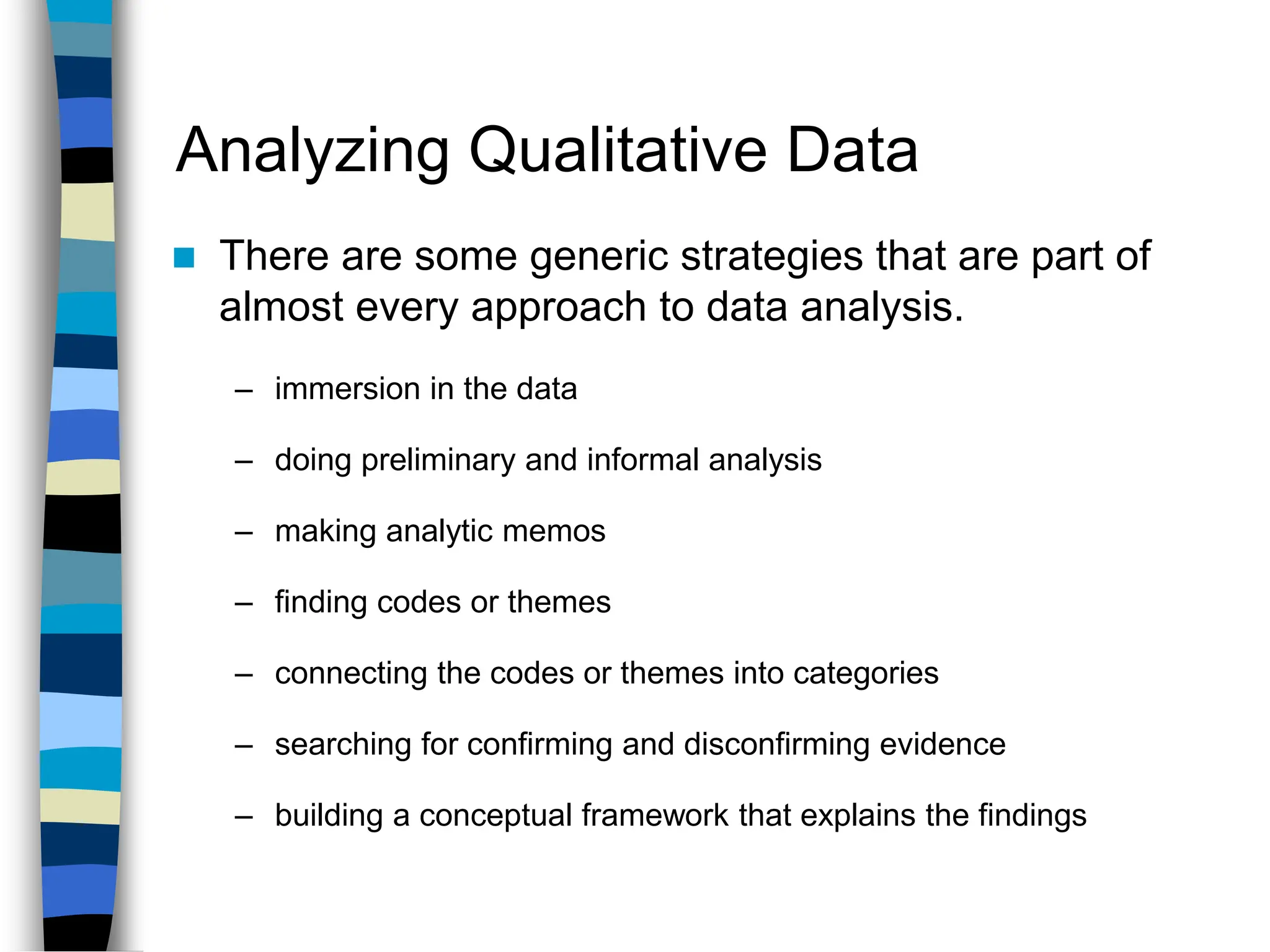 Chapter13 Intro to Qualitative Data Analysis | PPT