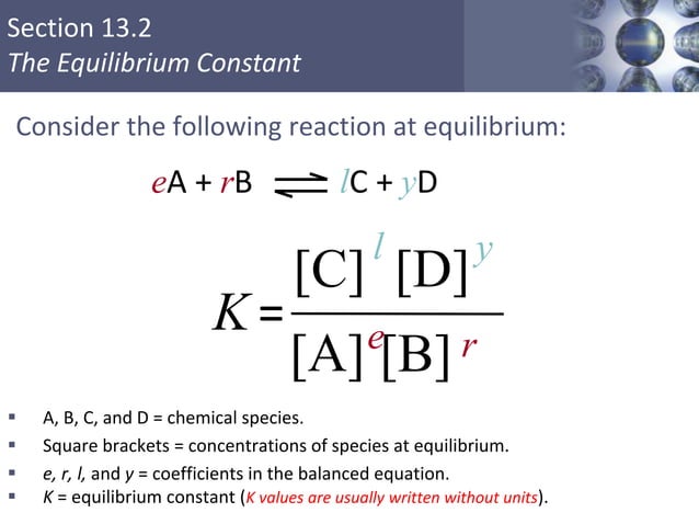 Chemical equilibrium | PPT
