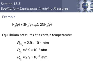 Chapter 13 - Chemical Equilibrium.ppt