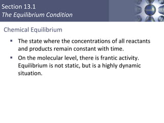 Chapter 13 - Chemical Equilibrium.ppt
