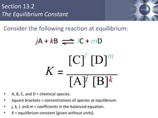 Chapter 13 - Chemical Equilibrium.ppt