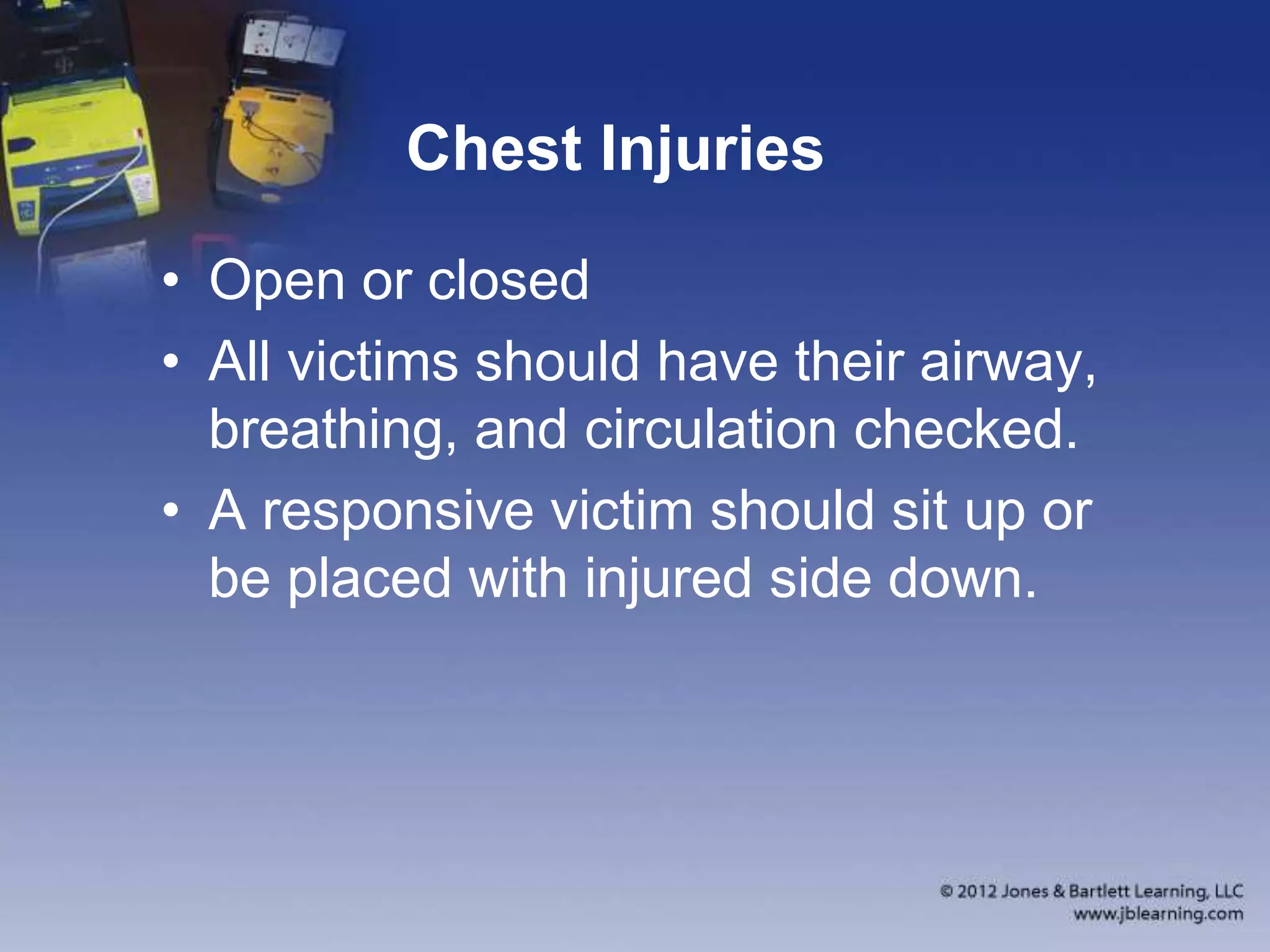 Chapter 13 Chest, Abdominal, and Pelvic Injuries | PPTX