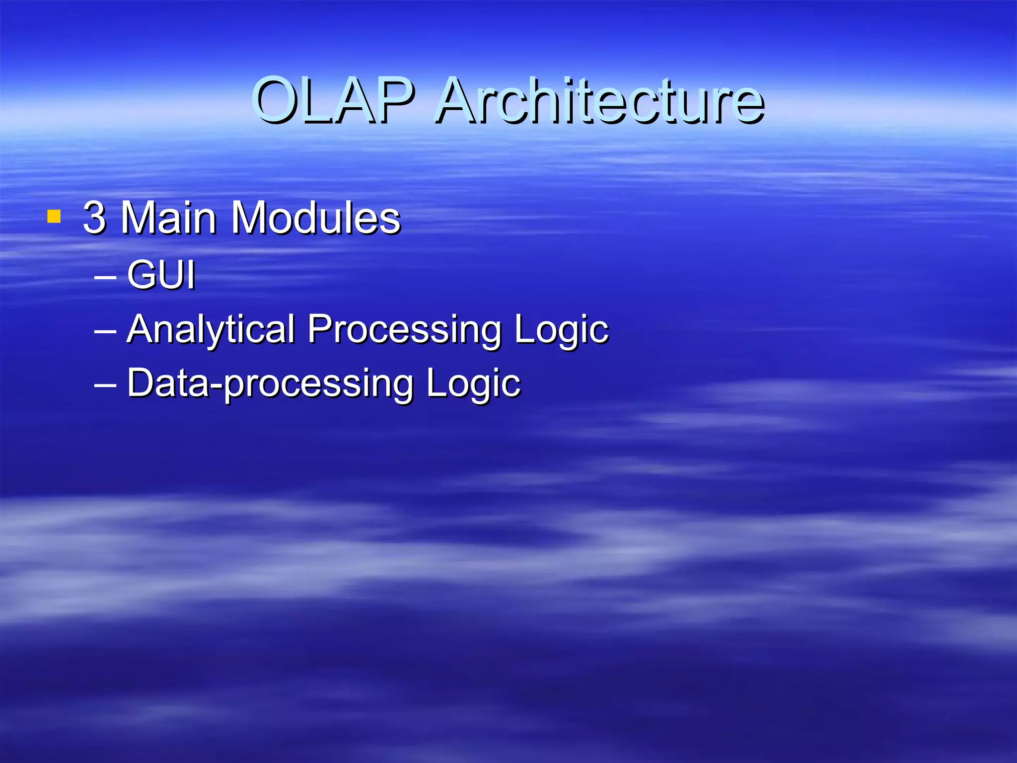 Chapter 13 data warehousing | PPT