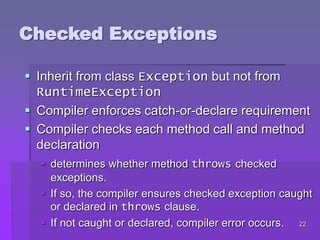 Chapter13 exception handling | PPT