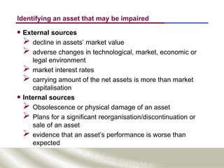 International Accounting Standard (IAS 36 ) Impairment of an Asset | PPT