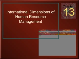 International Dimension of Human Resource Management | PPT