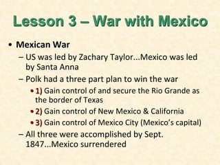 Chapter 13 manifest destiny | PPTX