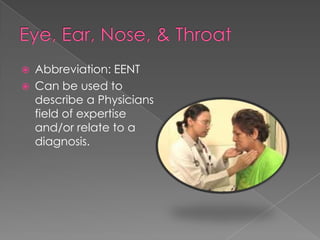 Chapter 13 presentation | PPTX | Ear, Nose and Throat Conditions ...