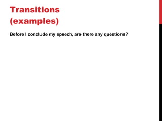 Chapter 13 Public speaking-Structuring the message | PPT