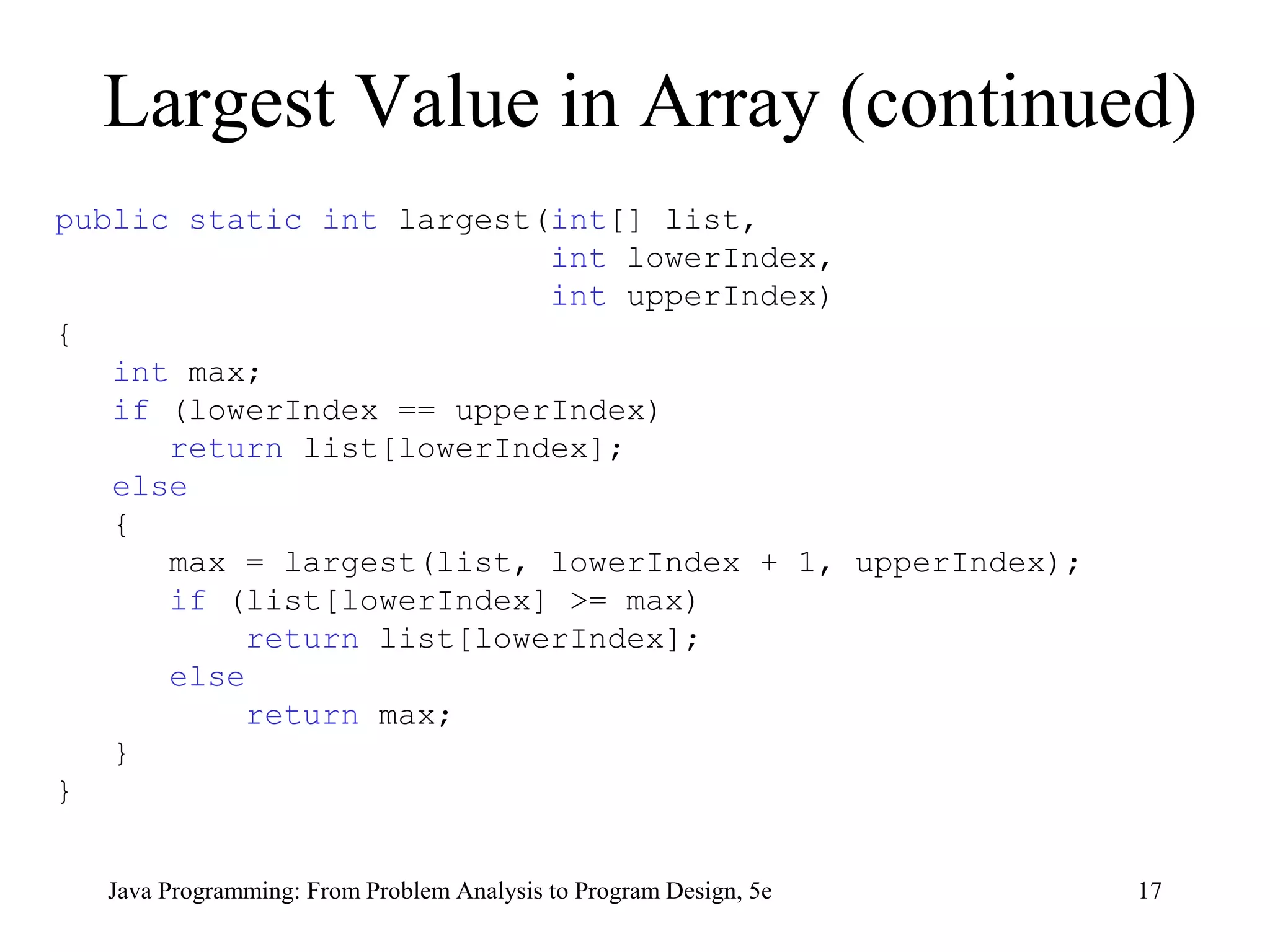 Chapter 13 - Recursion | PPT